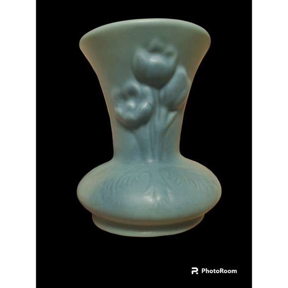 Van Briggle | Accents | Van Briggle Tulip Bluegreen Pottery Vase | Poshmark